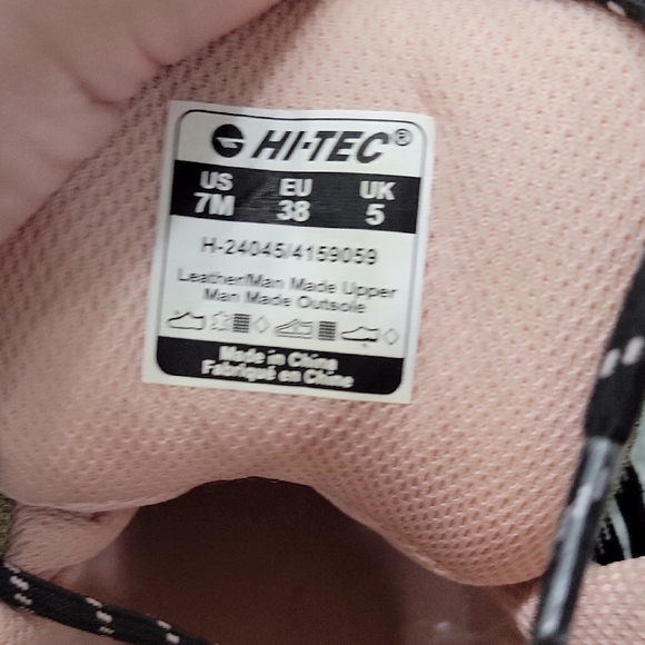 Hi-Tec | Shoes | Hitec Pink And Black Footwear | Poshmark
